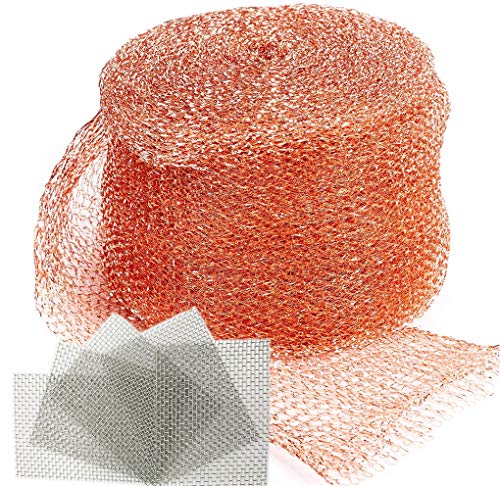 REMOPEST Copper Mesh - 5" X 100 Feet - Pure 100% Copper Roll, Blocker ...