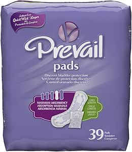 Amazon.com: Prevail Maximum Absorbency Incontinence Bladder Control ...