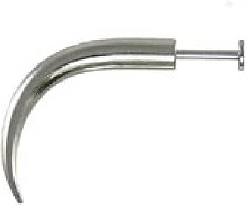 Amazon.com: Labret SPIKE piercing screw lip ring, Curved Disturbed ...