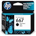 HP Cartucho de tinta 667 negra Original (3YM79AL) Para HP DeskJet Ink ...
