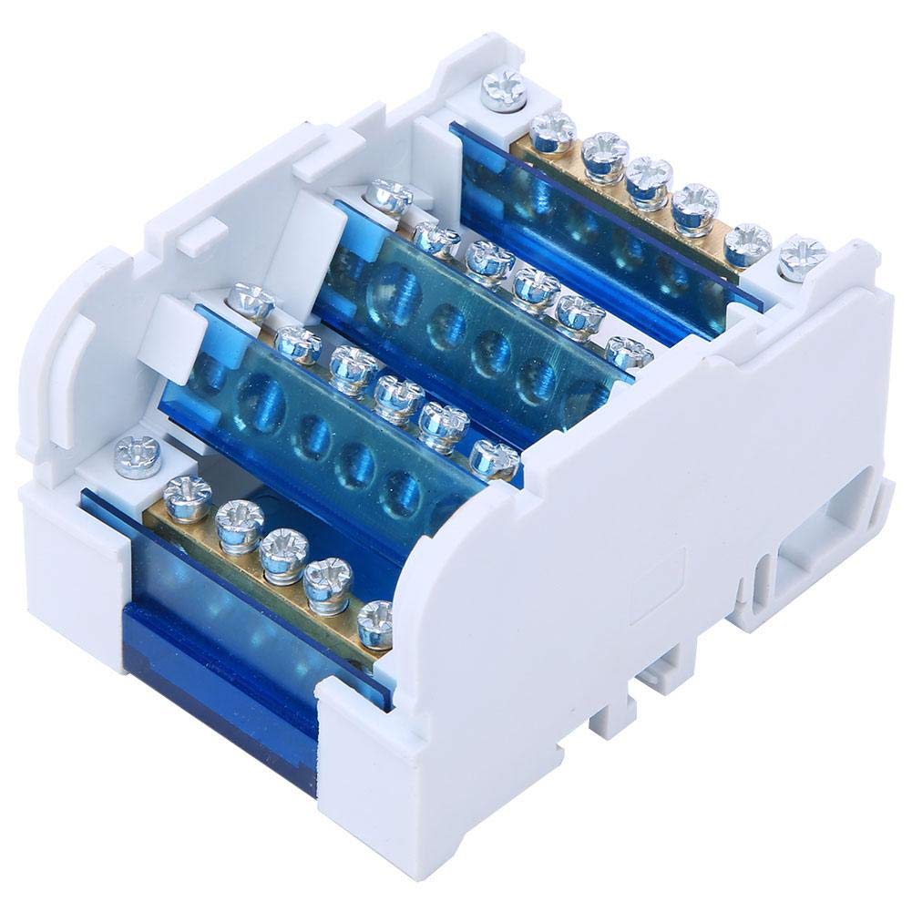 Terminal Strip Blocks, 4-level Junction Box 407 Terminal Distribution Box 125A 500V 4 Input 24 ...
