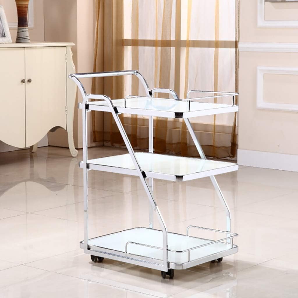 Serving Trolley, Modern Design Rectangular Kitchen Trolley, Tea Trolley ...
