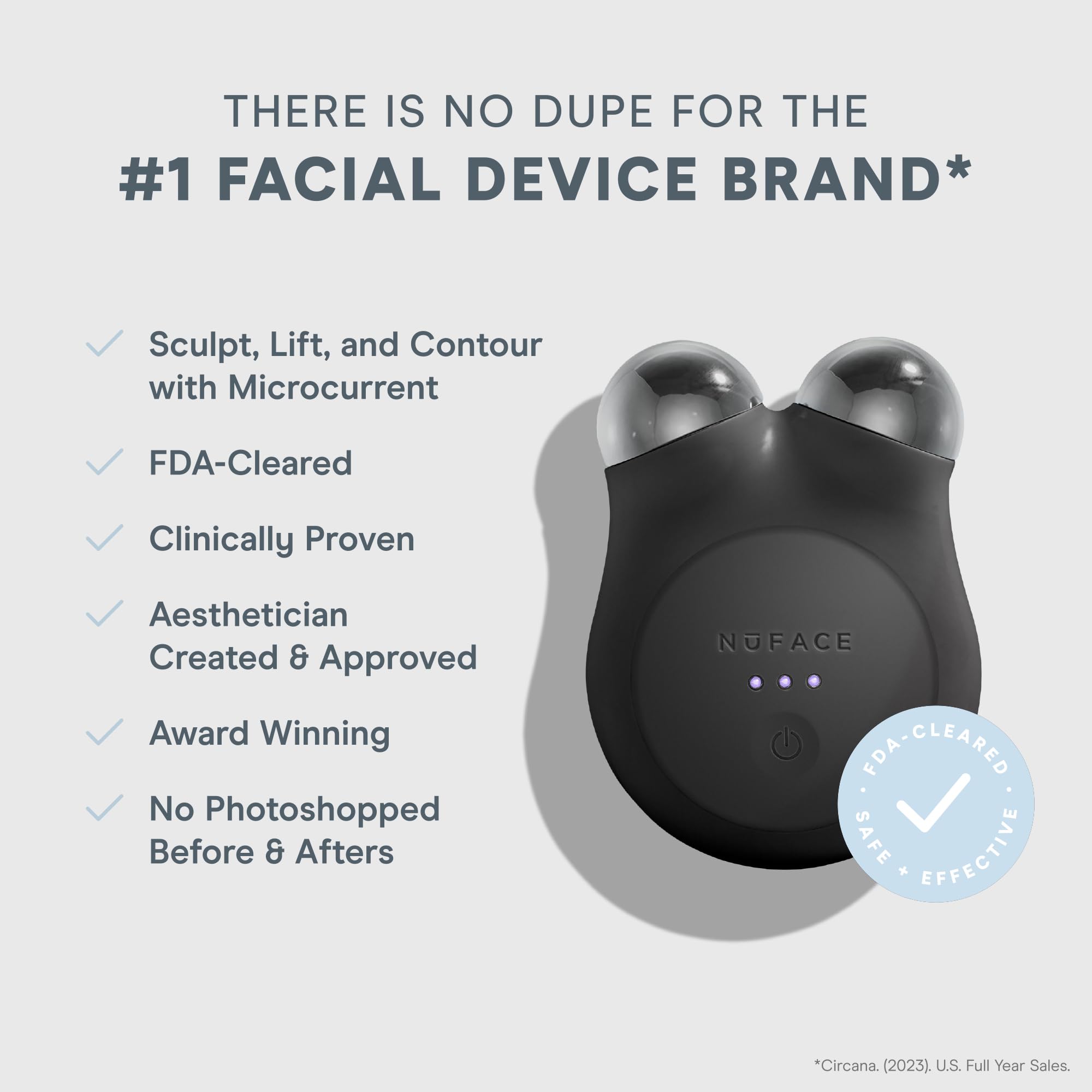 Mua NuFACE MINI+ Microcurrent Facial Device Kit - FDA Cleared Face Sculpting & Skin Tightening ...