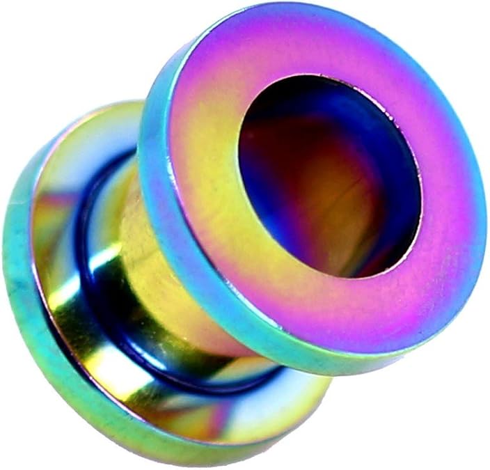 Expansor Túnel Flesh Tunnel Plug Piercing Dilatación Oreja Acero Set o ...