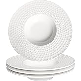 Amazon.com | Creativity Home Ceramic Wide Rimmed Soup Plate, Soup Bowl ...