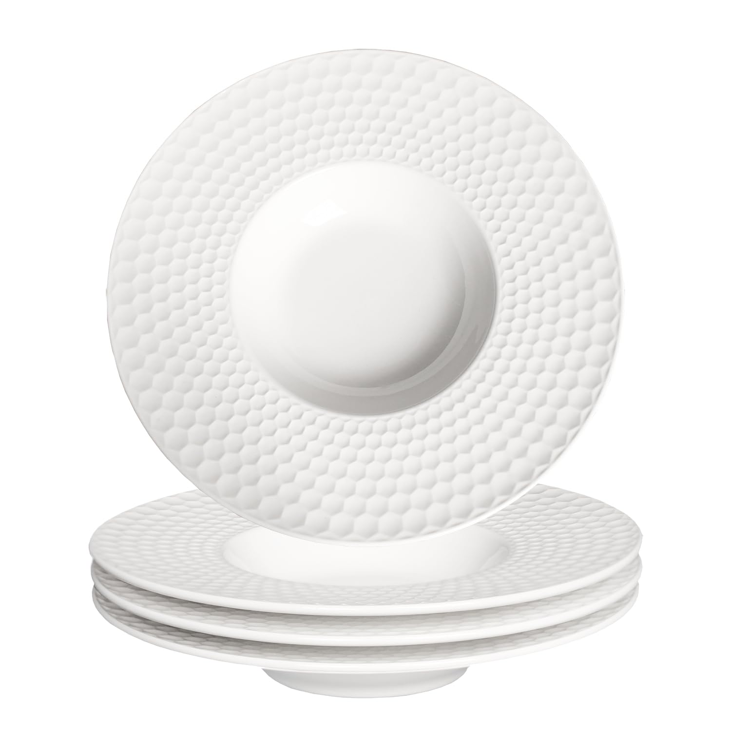 Creativity Home Ceramic Wide Rimmed Soup Plate, Soup Bowl 10.5 oz ...