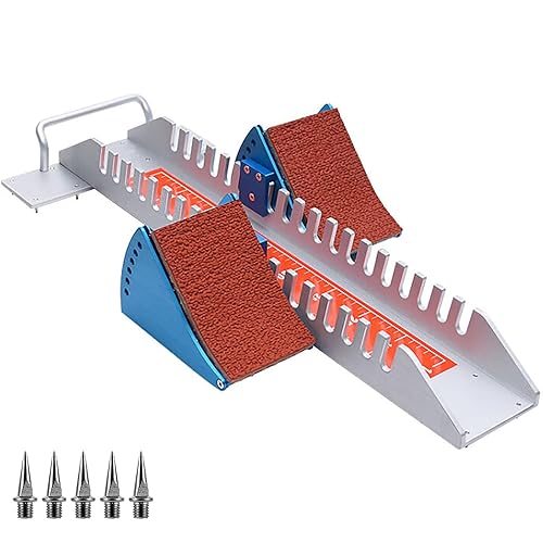 HZG Starting Blocks Track and Field 6 Angle Adjustable Aluminum Track ...