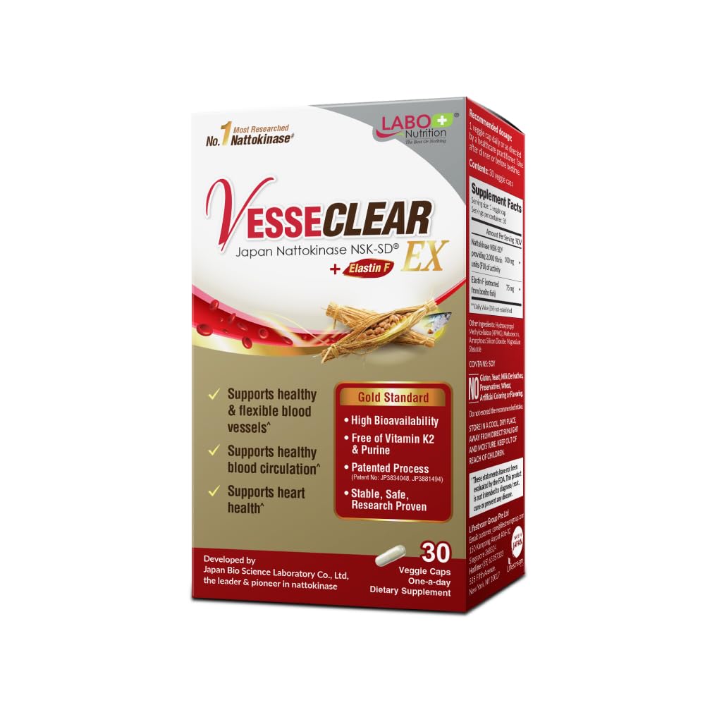 Mua LABO Nutrition VesseCLEAR EX: Nattokinase NSK-SD+Elastin F for ...