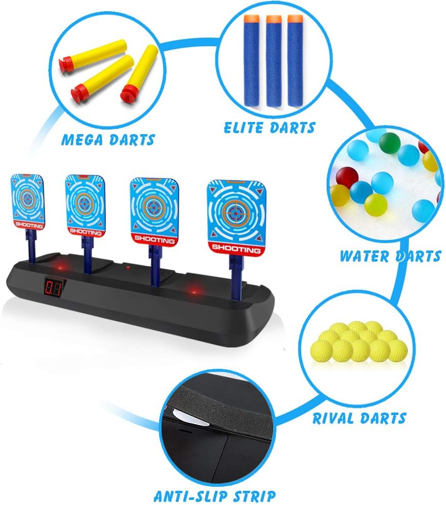 Blasland Electronic Nerf Target for Nerf Guns, Target Set with 20 Pcs ...