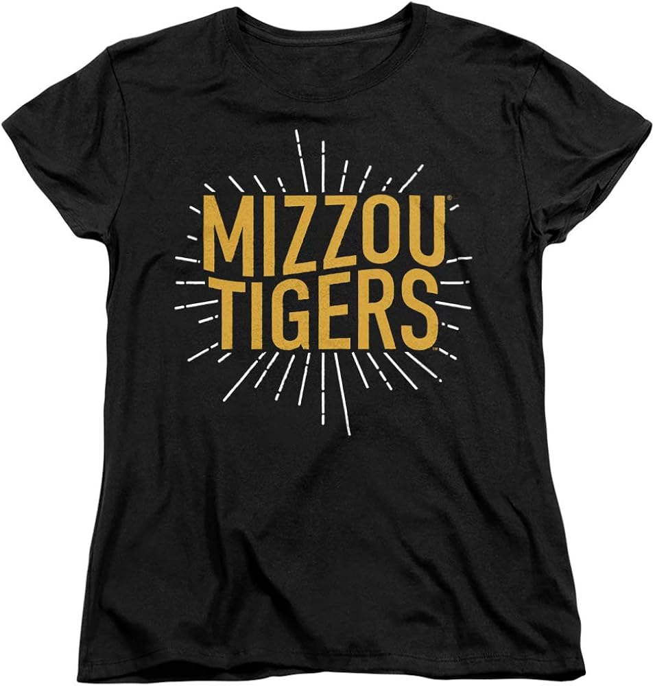 Amazon.com: University of Missouri Official Burst Women's T Shirt: Clothing