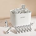 Amazon.com: (36PCS White) Plastic Clothes Clips, Clothes Line Clips ...