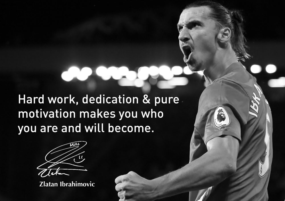 Motivational - Zlatan Ibrahimovic # 8 - signed (copy) - motivaition ...