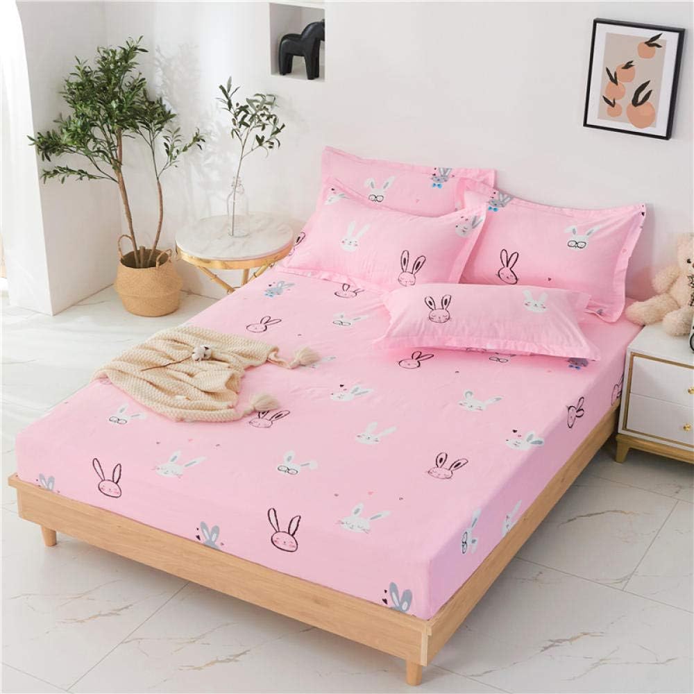 XZYC Drap de lit Drap- Housse en Coton Couvre-Matelas Draps Maison ...