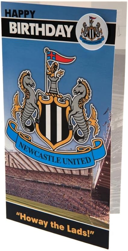 Newcastle United F.C. Birthday Card & Badge: Amazon.co.uk: Electronics