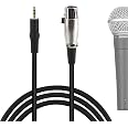 Amazon.com: Geekria for Creators 3.5MM Male to XLR Female Microphone ...