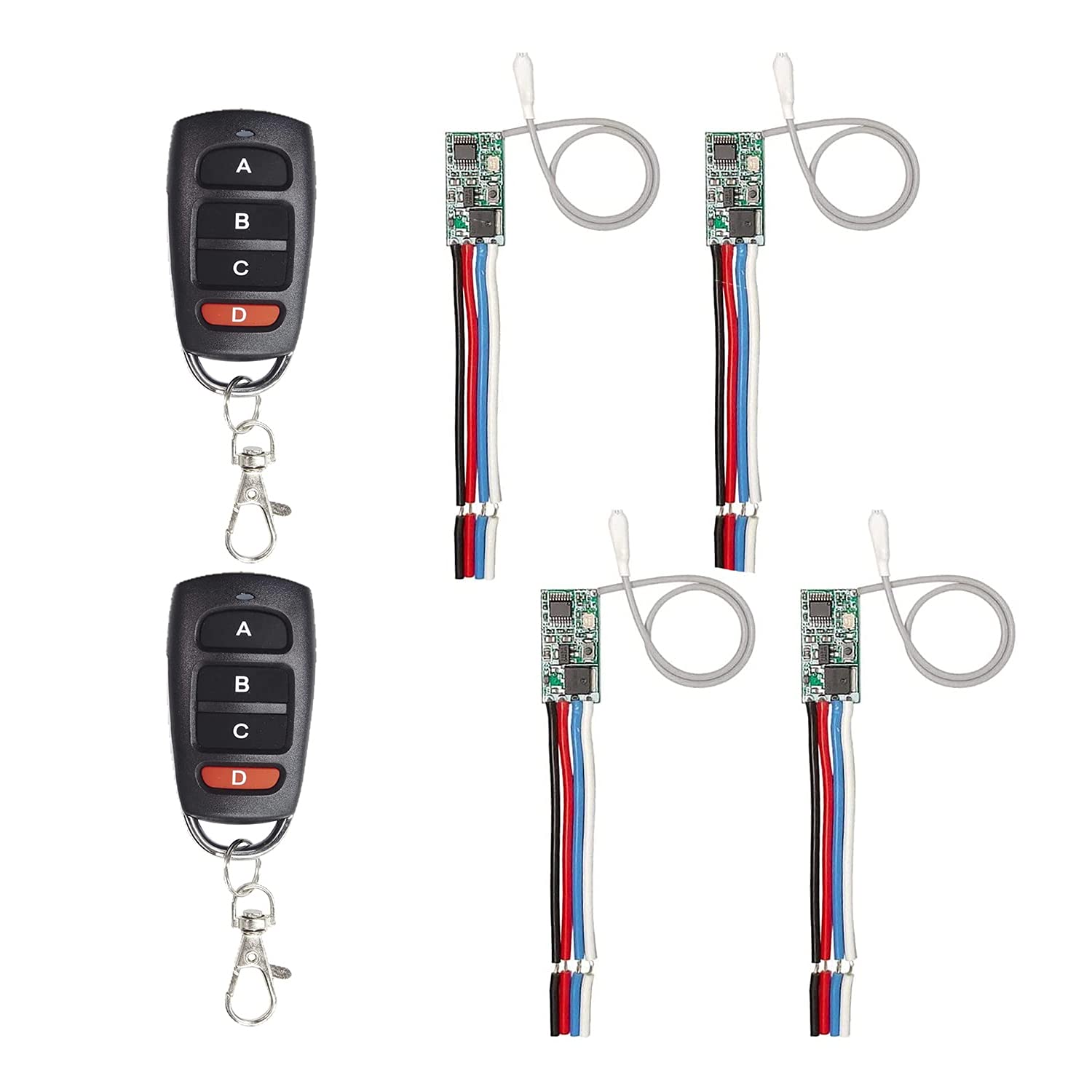 Mua RODOT Mini Relay Wireless Switch, 433Mhz Remote Control Relay Switch, DC 6V 12V 24V 1CH ...