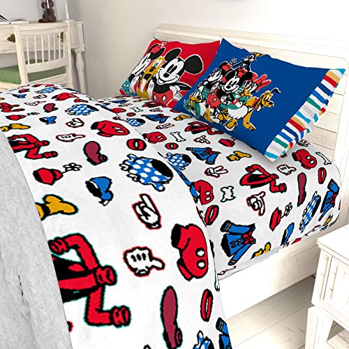 Disney Mickey Mouse Sensational 6 Buddies Full Sheet Set - 4 Piece Set ...
