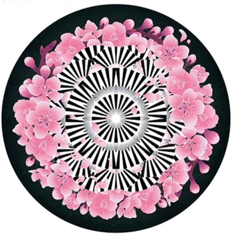 CYBERNOVA1000 Piece Round Jigsaw Puzzles Cherry Blossom Intellectual ...