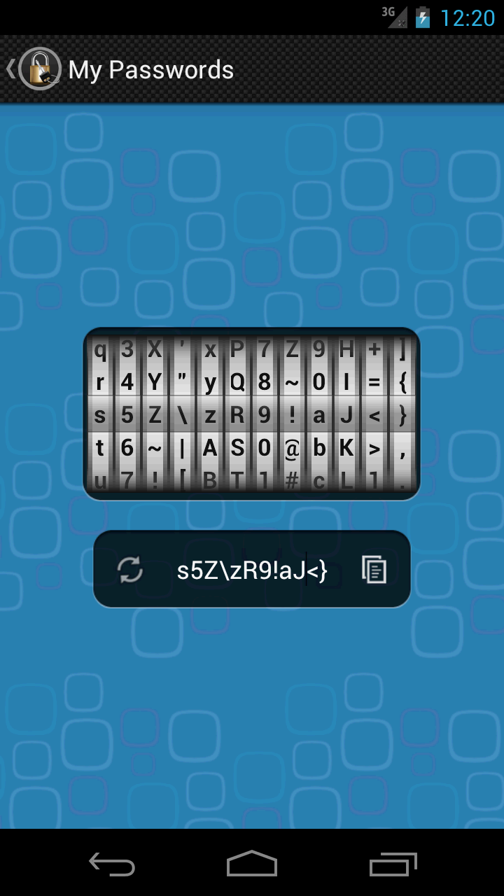 My Passwords Generator:Amazon.com:Appstore for Android