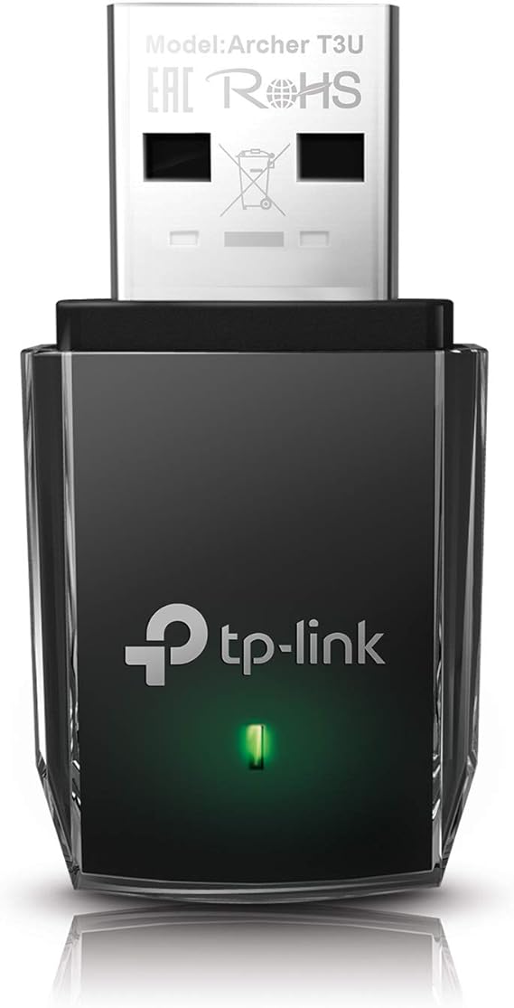 TP-Link AC1300 USB WiFi Adapter(Archer T3U)- 2.4G/5G Dual Band Wireless ...