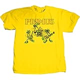 Amazon.com: Primus Men's Skeeter Band T-Shirt Yellow: Clothing