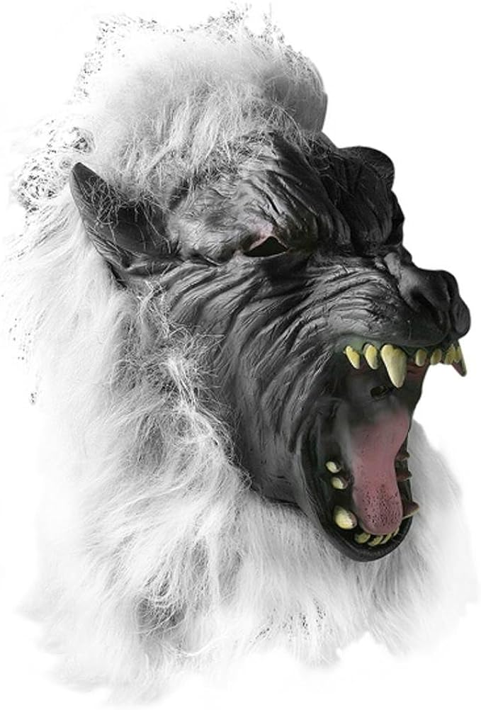 Amazon.com: Scary Big Bad Wolf Howling Costume Mask: Clothing