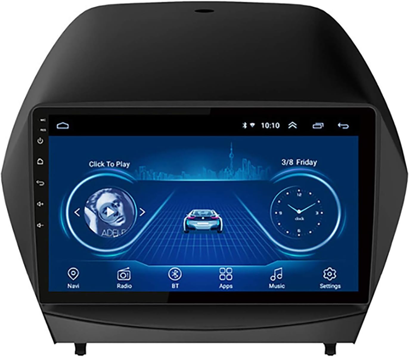 PLOKM Android 8.1 estéreo Navegación GPS para Coche para Hyundai Tucson ...