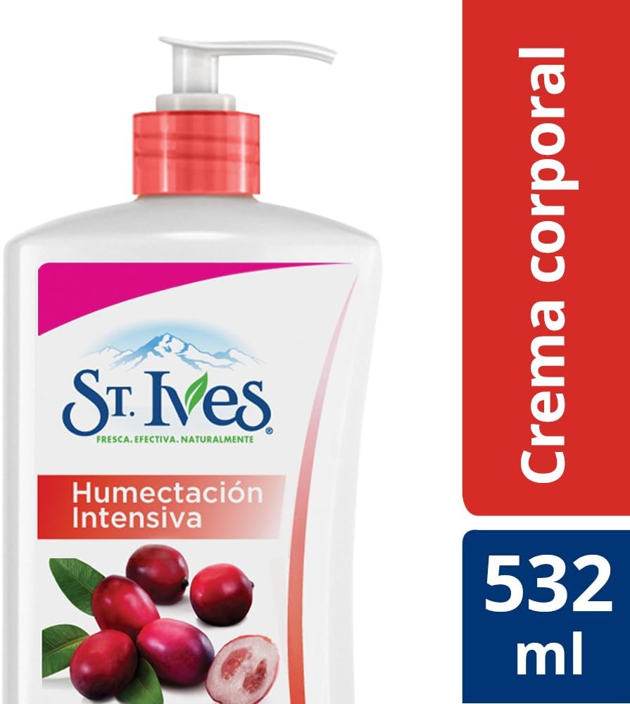 St Ives Crema Corporal, Humectación Intensiva, 532 ml: Amazon.com.mx ...