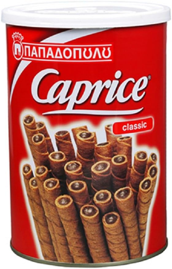 Amazon.com: Papadopoulos Greek Caprice Wafers - Hazelnuts (Praline ...