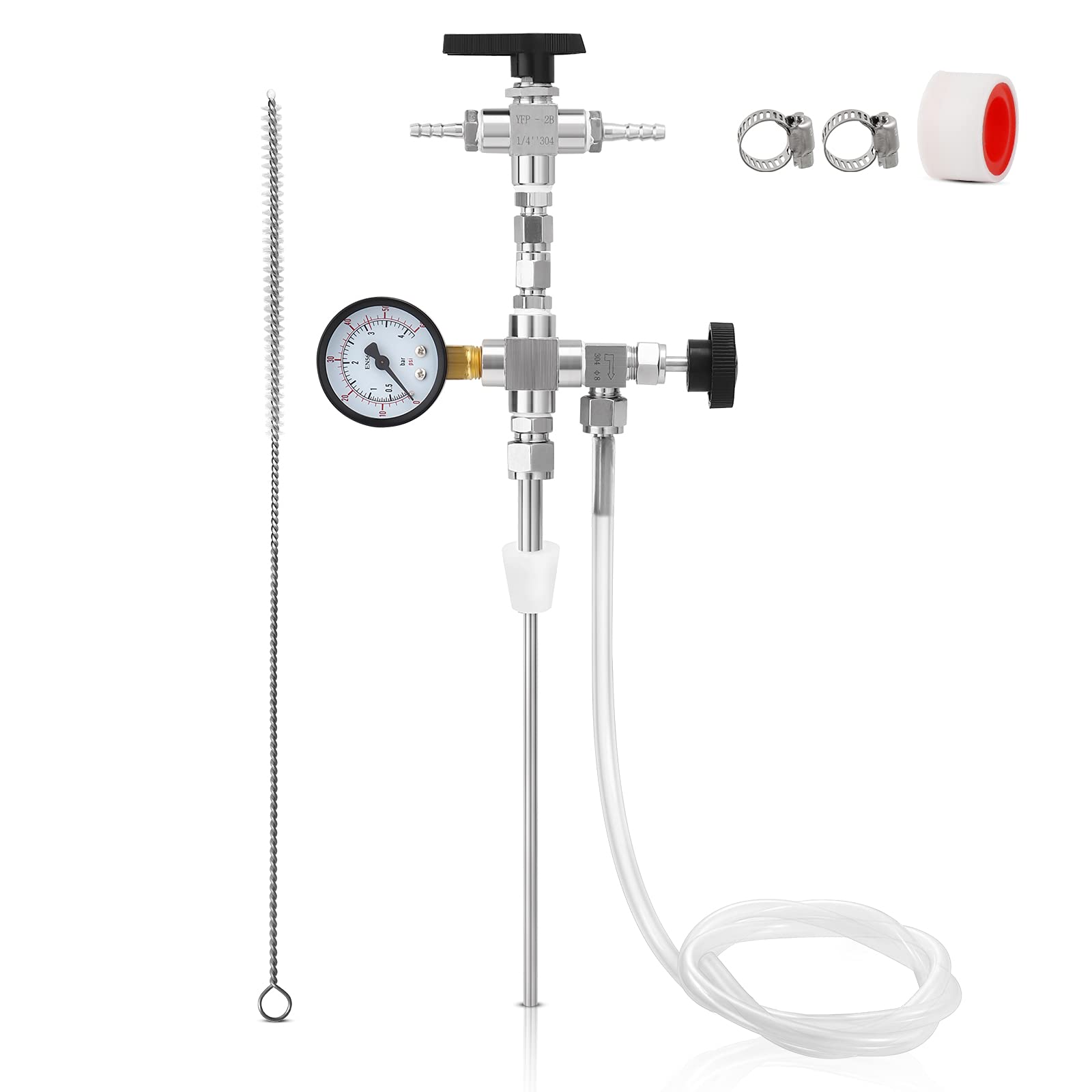 Mua Counter Pressure Bottle Filler Stainless Steel Bottle Filler ...