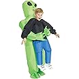 Amazon.com: Morph Alien Astronaut Costume for Kids, Inflated Alien ...