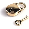 OZXNO 1PCS Vintage Mini Bear Padlock Key Lock Antique Style Small Key ...