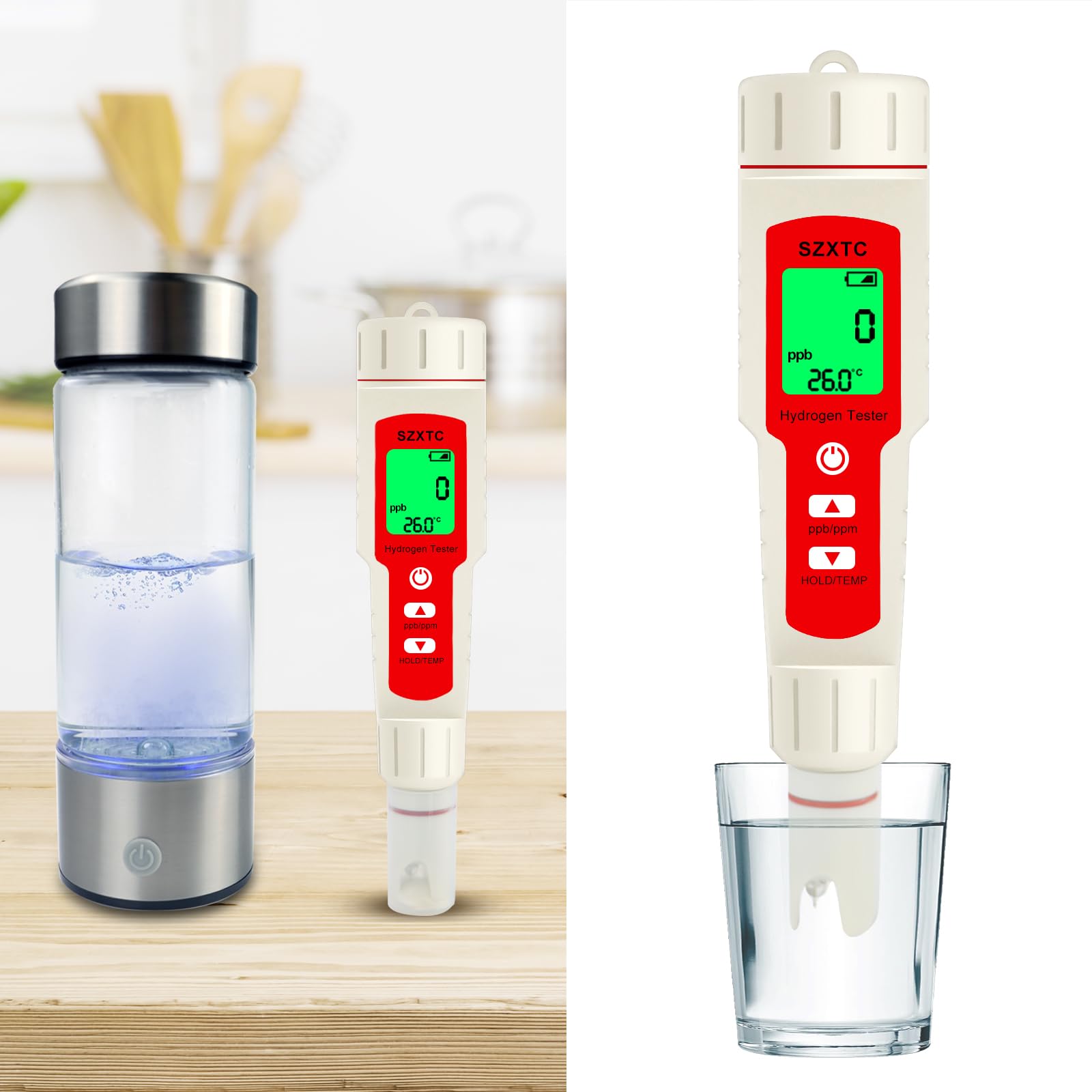 Hydrogen Water H2 Tester for Hydrogen Water Bottle, Hydrogen Test Pen ...