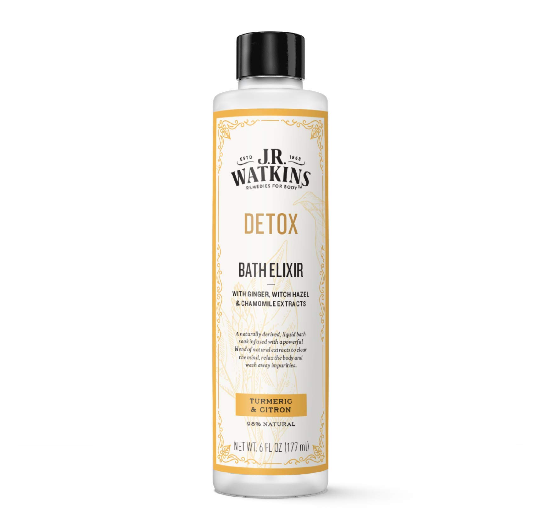 Mua J.R. Watkins Detox Bath Elixir, Liquid Bath Soak Turmeric & Citron ...