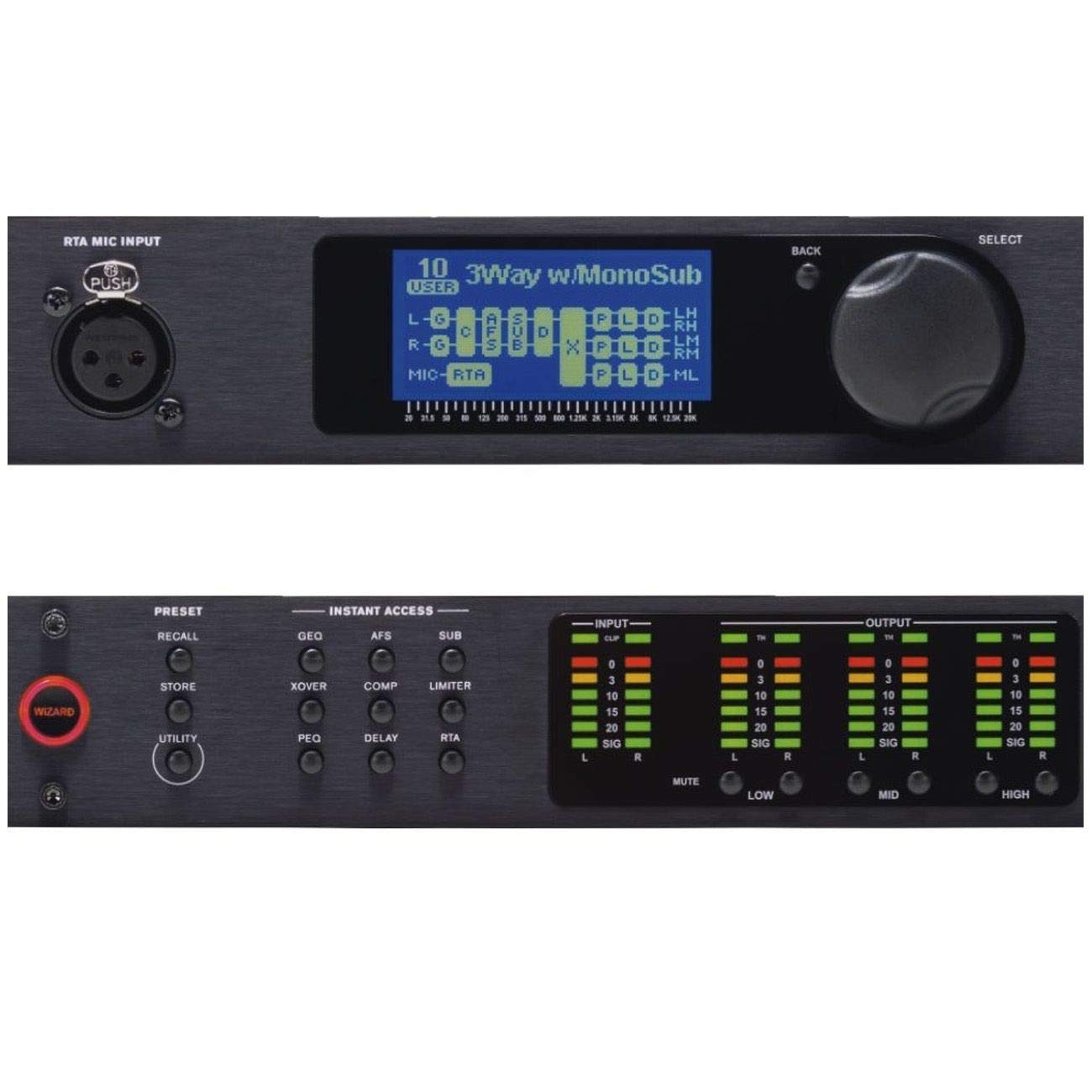 Dbx DriveRack PA2 Two-Input, Six-Output Complete Loudspeaker Management Processor With LCD ...