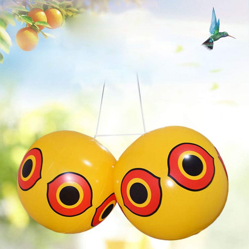 ARTOCT Bird Repellent Scary Eye Balloons to Ward off Woodpeckers ...