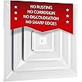 HaVACo 2'x2' Lay-In 3 Cone Supply with 12" Pre-Molded Boot, ABS Plastic ...