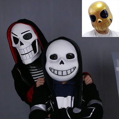 Buy Cosplay Game Undertale Sans Mask Papyrus Skull Deluxe Halloween ...
