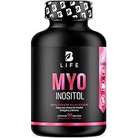 Inositol de 90 Cápsulas de 500 mg. Ingredientes naturales. Myo Inositol ...