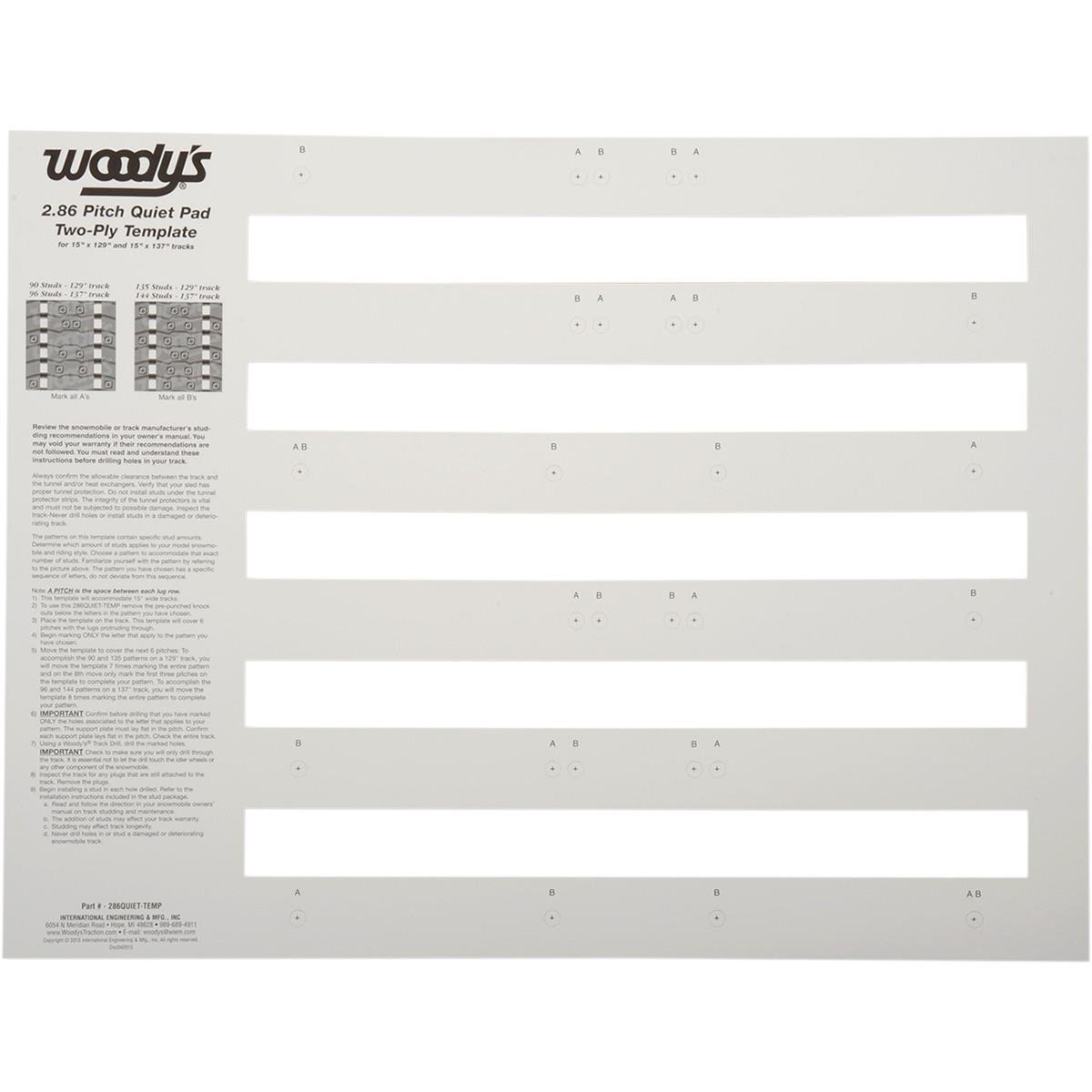 Amazon.com: Woodys 286QUIET-TEMP Studding Templates: Automotive