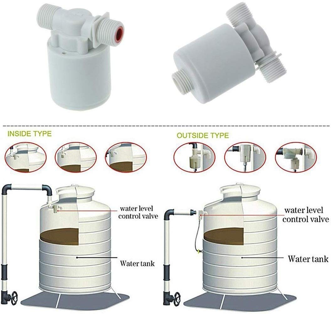 Automatic Water Level Control Valve Flow Rate Control Floating Ball ...