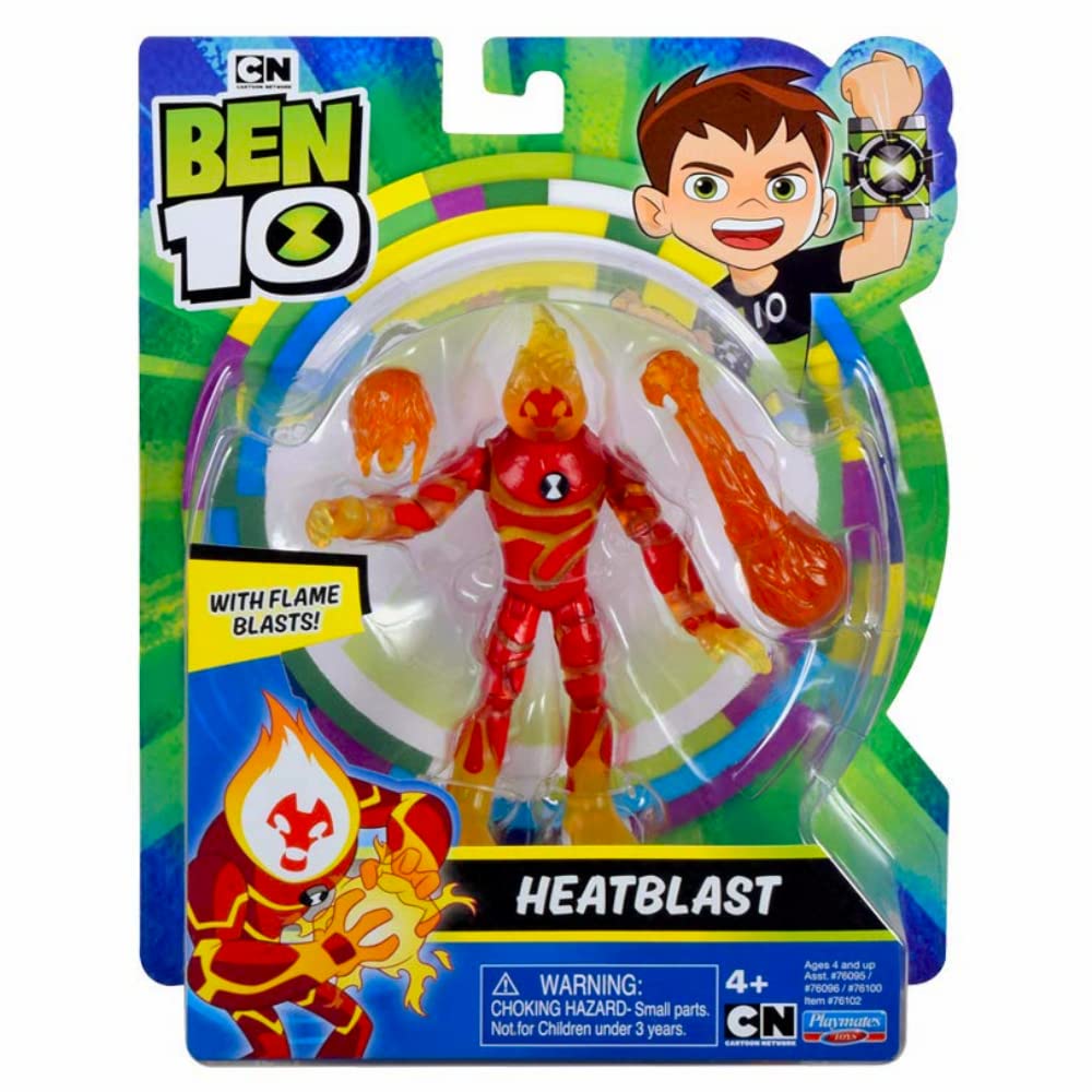 Mua Cartoon Network Ben 10 Reboot Series 4 Inch Basic Figure Heatblast ...