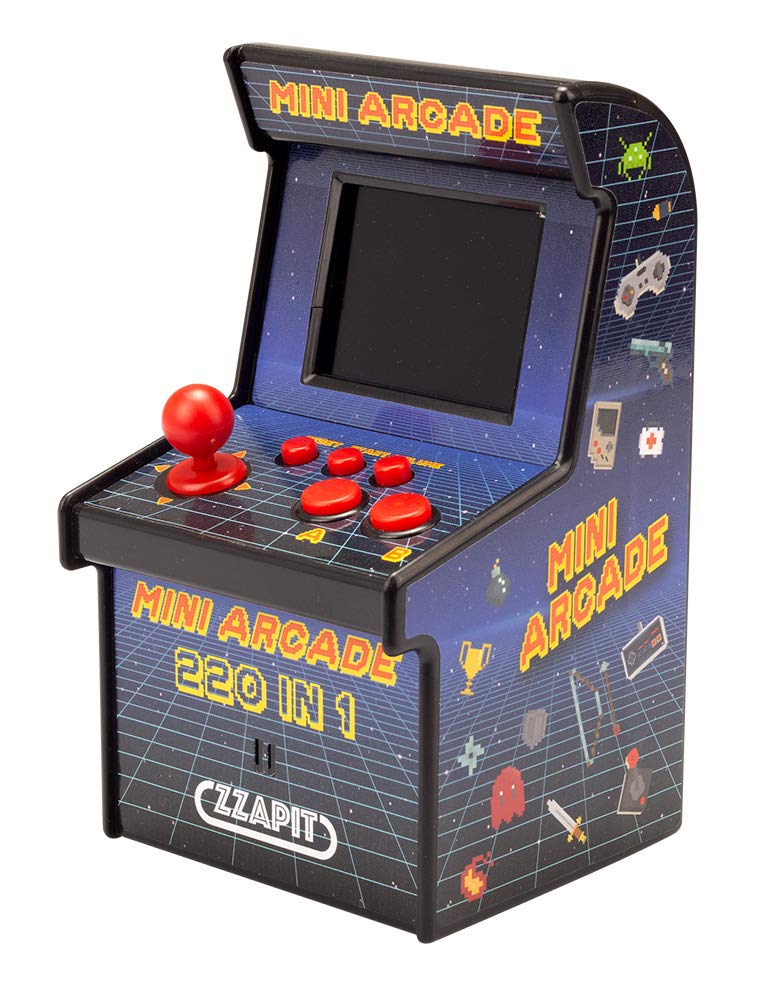 Comprend 220 Jeux intégrés Zzapit Mini-Arcade de Jeu vidéo Portable 16 ...