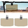 Amazon.com: StarknightMT 2 Packs UTV Sun Visors, Sun Shade Fit 1.5”-2 ...