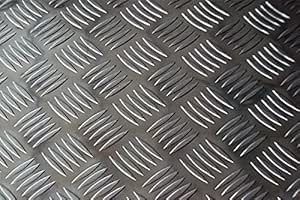 Amig - Chapa damero 100x50 aluminio natural: Amazon.es: Bricolaje y ...