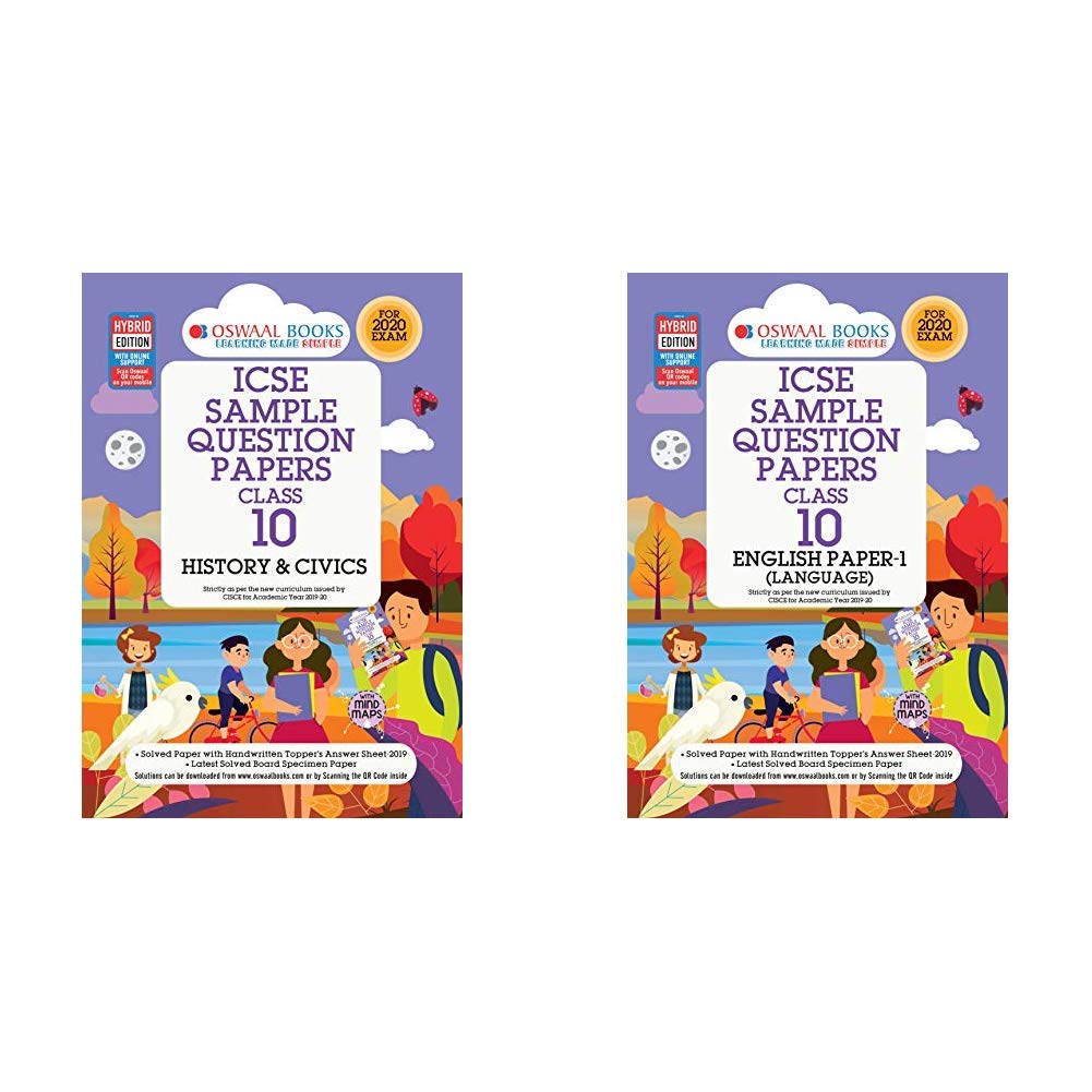 Oswaal ICSE Sample ion Papers Class 10 History Civics Book For 