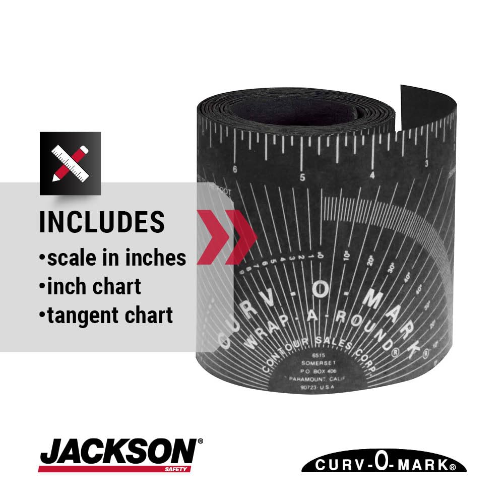 Jackson Safety Pipe Measuring Tool - Wrap-A-Round Tape Pipe Fitting ...