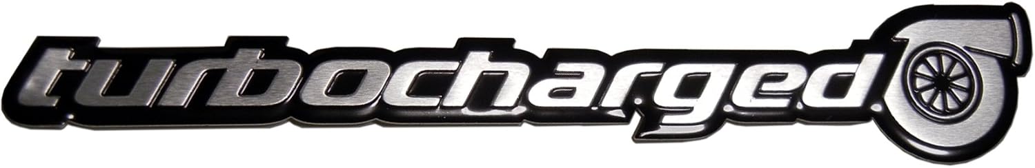 Amazon.com: ERPART Turbo TURBOCHARGED Aluminum Emblem Badge Compatible ...