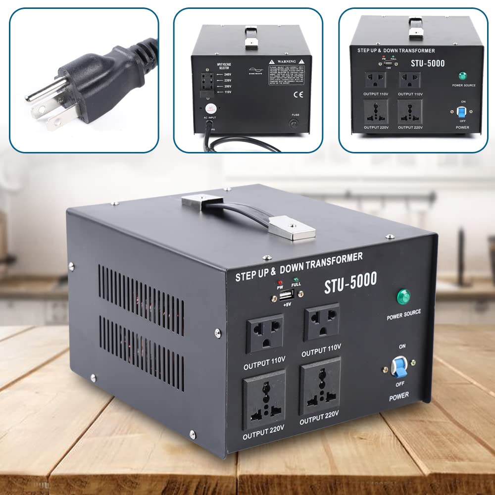 Mua 5000W/10000W Voltage Transformer Converter Step Up & Down 110V to ...