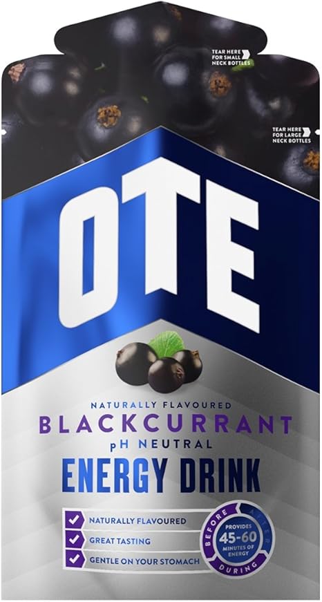OTE Powdered Energy Drink Sachet 14 x 43g (Blackcurrant): Amazon.co.uk ...